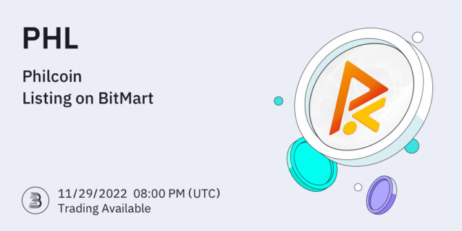 Philcoin listed on Bitmart, a Global Exchange with over 9 Million Users - CoinCheckup